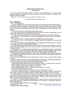 Fillable Online Consumer's Rights to Cancel Home Solicitation Contracts ...