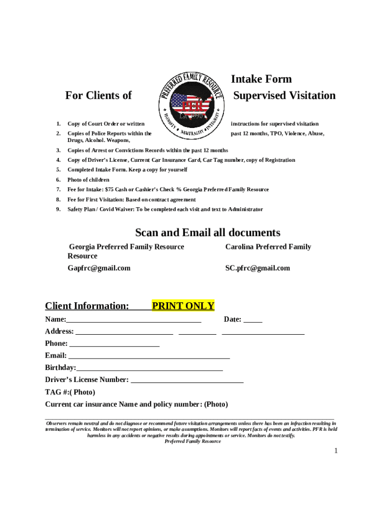 preferredfamilyresource.comssupervised visitation s, s, on site, off site, parent ... Doc ...