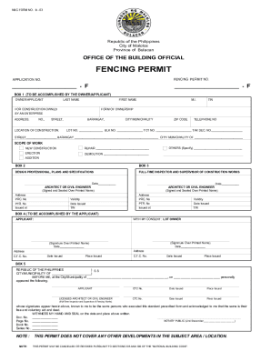 Fillable Online malabon.gov.ph10Application-Form-Fencing ...