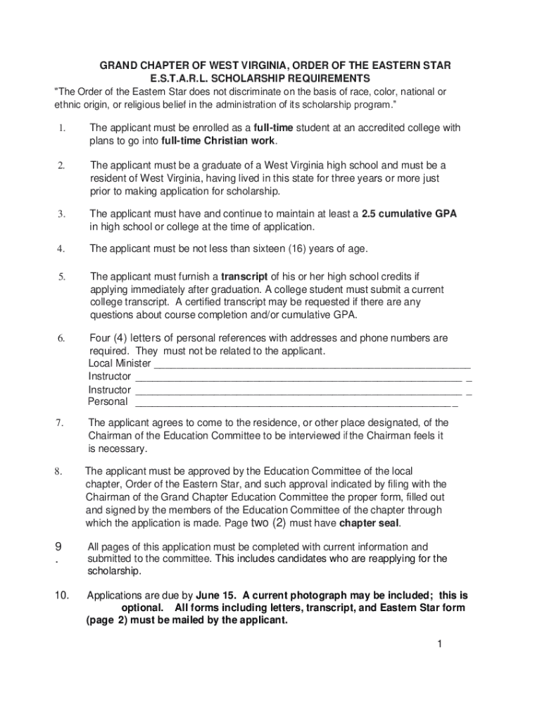 Fillable Online easternstar-virginia.orgOrder of the Eastern Star ...