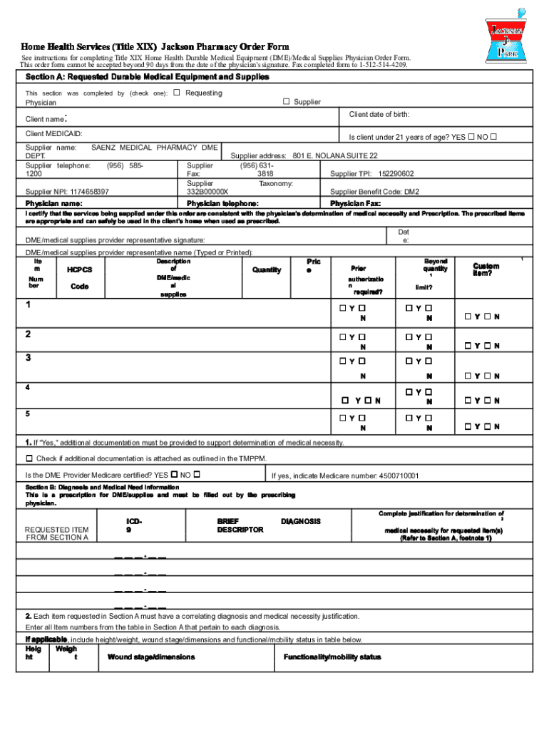 Fillable Online www.tmhp.comsitesdefaultHome Health Services (Title XIX ...