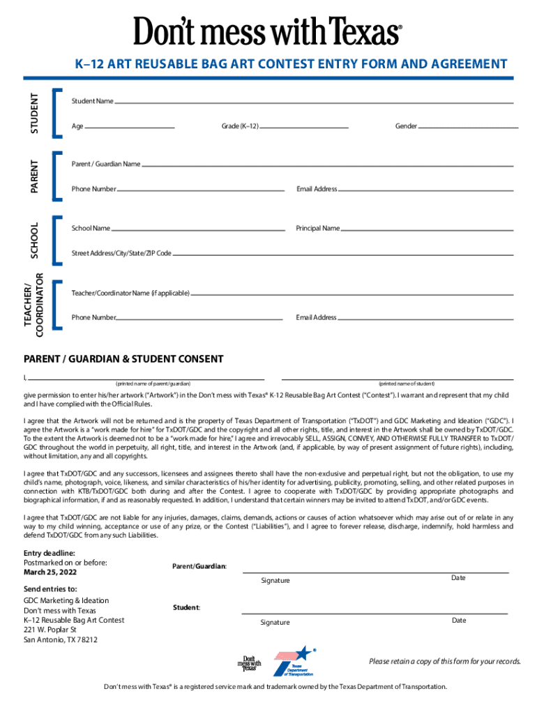 Fillable Online www.pdffiller.com525775402--K12-ART-CONTESTGet the free ...