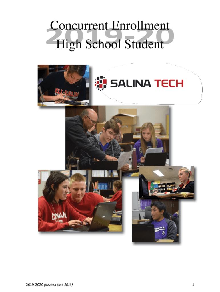 Fillable Online Concurrent Enrollment High School Student Guide Fax Email Print - pdfFiller