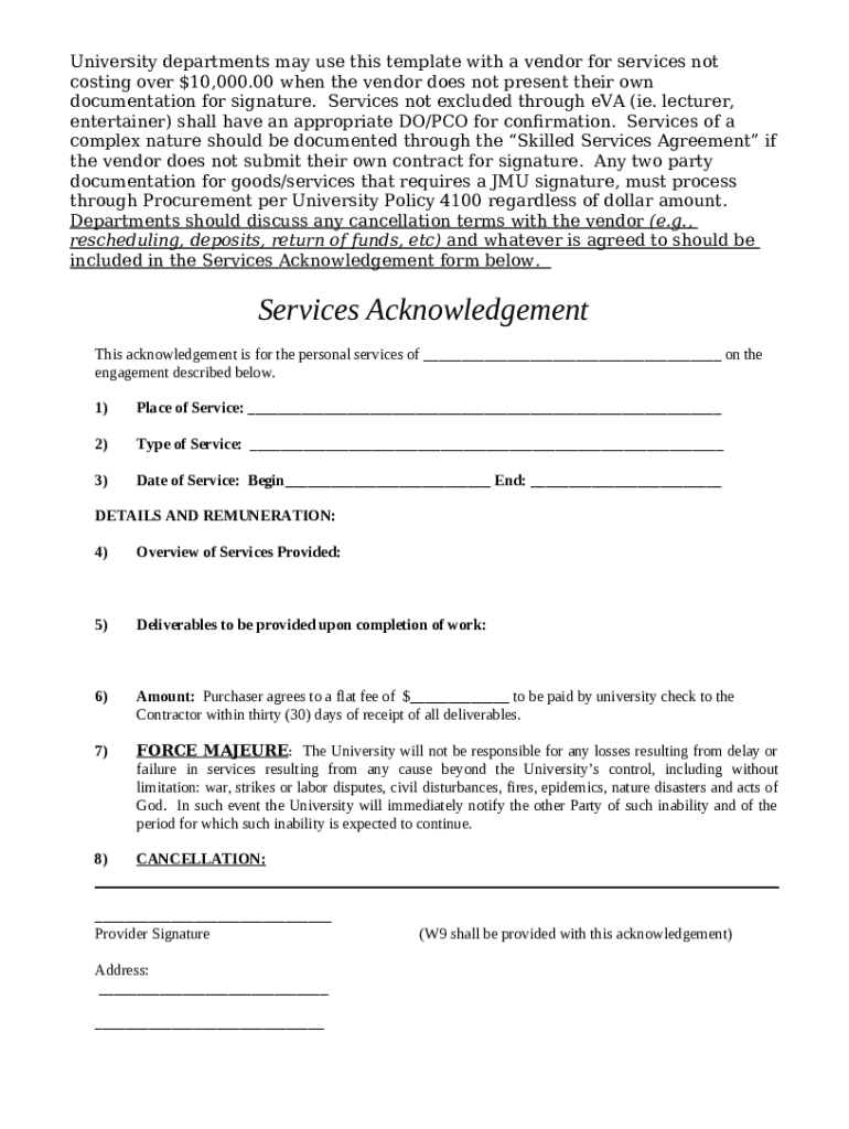www.lawinsider.comacknowledgement-of-servicesAcknowledgement of ...