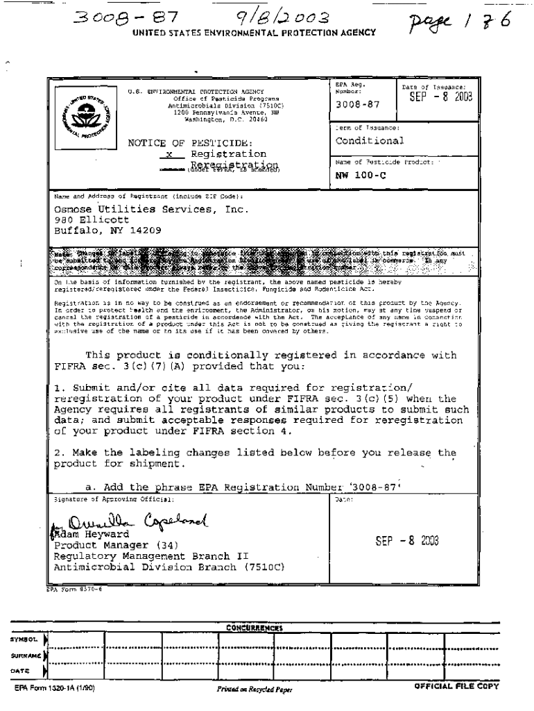 Fillable Online RegulationsUS EPAEnvironmental Protection ...