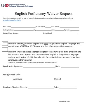 Fillable Online www.coursehero.comfile63912755English Proficiency ...