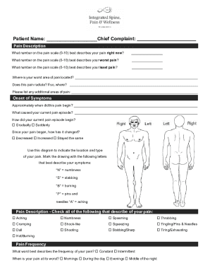 Fillable Online www.ncbi.nlm.nih.govpmcarticlesPain assessment: the ...
