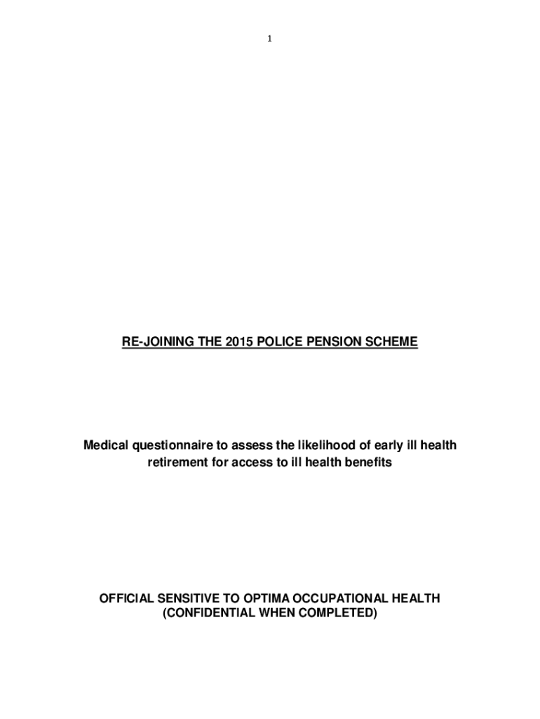 Fillable Online www.gov.ukgovernmentpublicationsThe police pensions ...