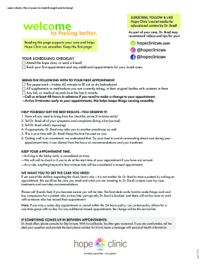 Fillable Online Your new patient paperwork Dr. Brad Fax Email Print ...