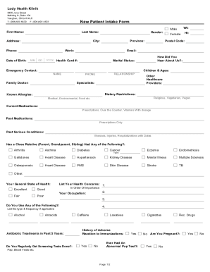 Fillable Online Visio-Intake Form.vsd Fax Email Print - pdfFiller