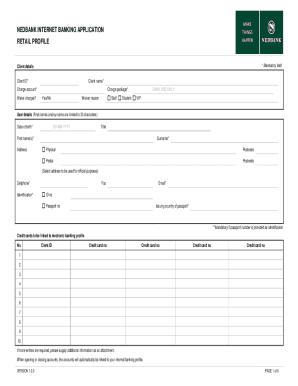 Fillable Online www.internetbanking.nedbank.co.lscustompagesInternet ...