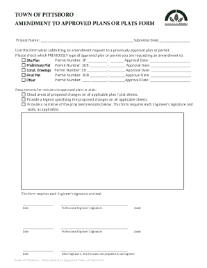 Fillable Online pittsboronc.govDocumentCenterViewTOWN OF PITTSBORO ...