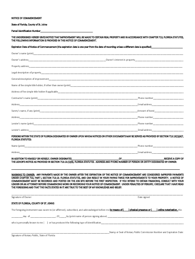Fillable Online NOC FORM Fax Email Print - pdfFiller