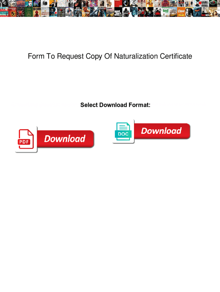 Fillable Online Form To Request Copy Of Naturalization Certificate fillable-online-form-to-request-copy-of-naturalization-certificate