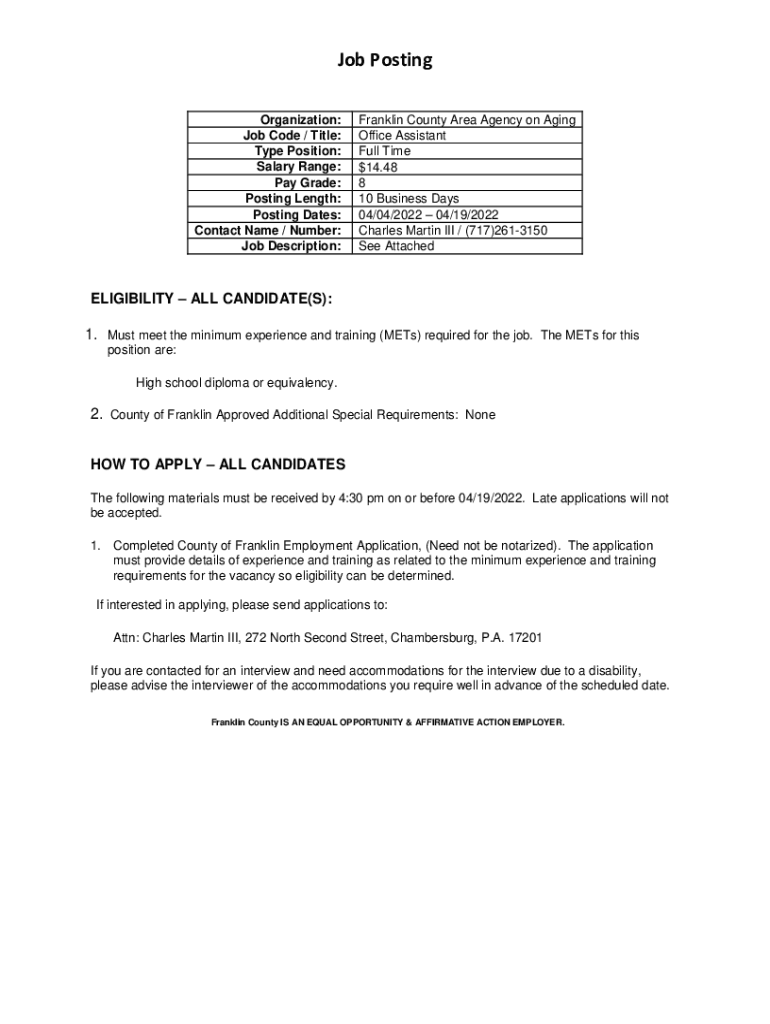 Fillable Online Salary Ranges and Position Grades for Staff ...