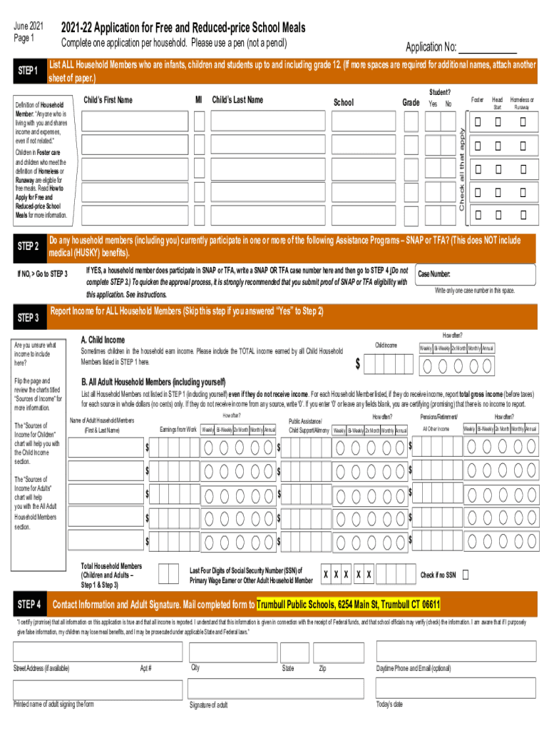 Fillable Online p16cdn4static.sharpschool.comUserFilesServers2021-22 Application for Free and ...