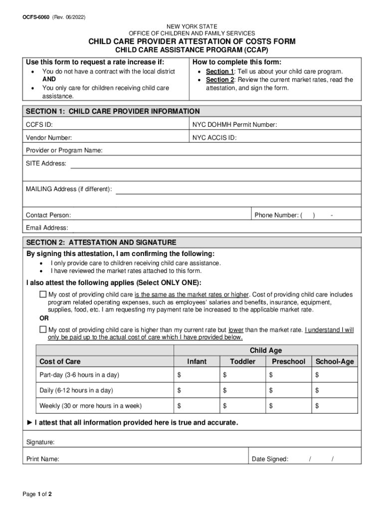 Fillable Online Ocfs Ny CHILD CARE PROVIDER ATTESTATION OF COSTS FORM fillable-online-ocfs-ny-child-care-provider-attestation-of-costs-form