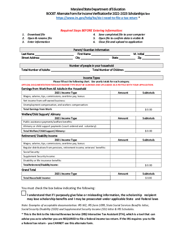 Fillable Online www.marylandpublicschools.orgDocumentsboostMaryland ...