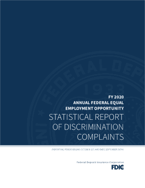 Fillable Online FY2020 Annual Federal EEO Statistical Report of ...