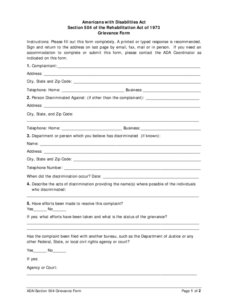 Fillable Online www.ci.azusa.ca.usDocumentCenterViewAmericans with ...