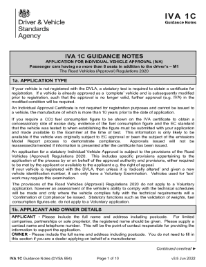 Fillable Online www.gov.ukiva-manual-for-vehicle-category-m1Individual ...