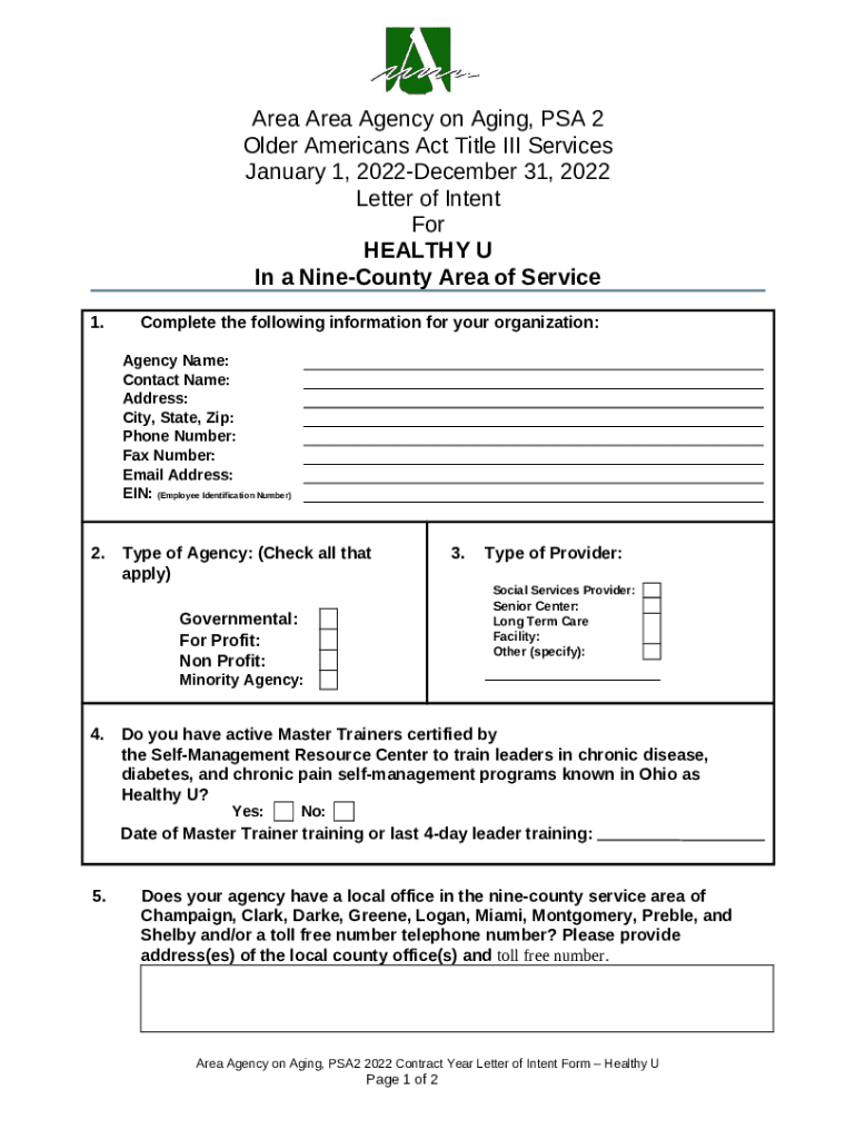 Title III of the Older Americans Act - coaaa.org Doc Template | pdfFiller