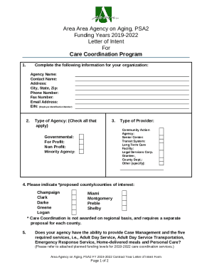 Area Agency on Aging, PSA 2 - Ohio Department of Aging Doc Template ...