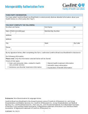 Fillable Online individual.carefirst.comcarefirst ...