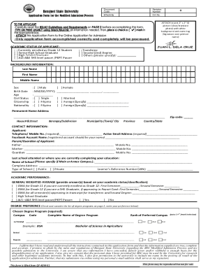 Fillable Online www.coursehero.comfile108943317GS FORM 01-Application ...