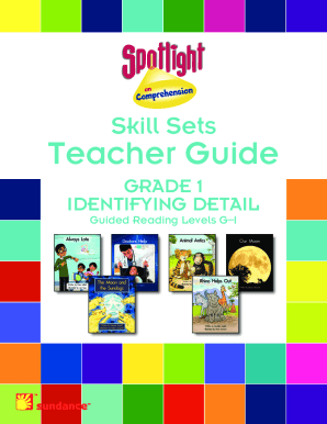 Fillable Online Guided Reading Strategy Identify Main Idea and ...