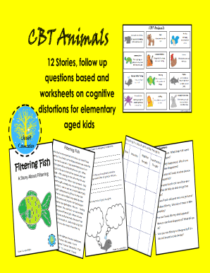 Fillable Online CBT Animals:Stories and Worksheets to Teach Children ...