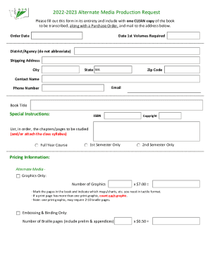 Fillable Online fill.ioALTERNATE-MEDIA-REQUEST-FORM-Please-fillFillable ...