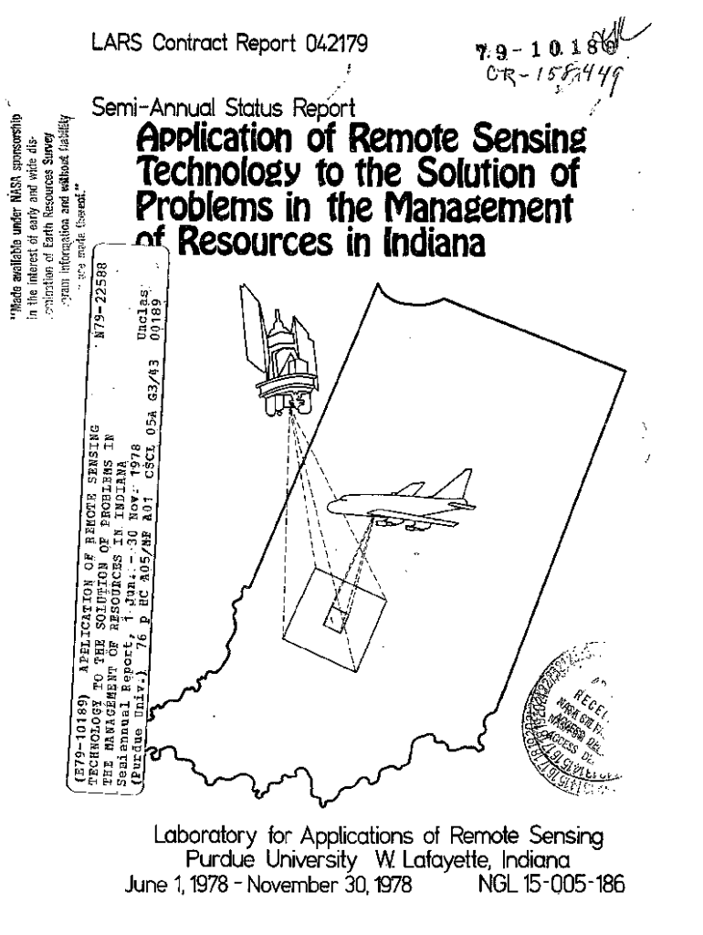 Fillable Online ntrs nasa The application of remote sensing technology ...