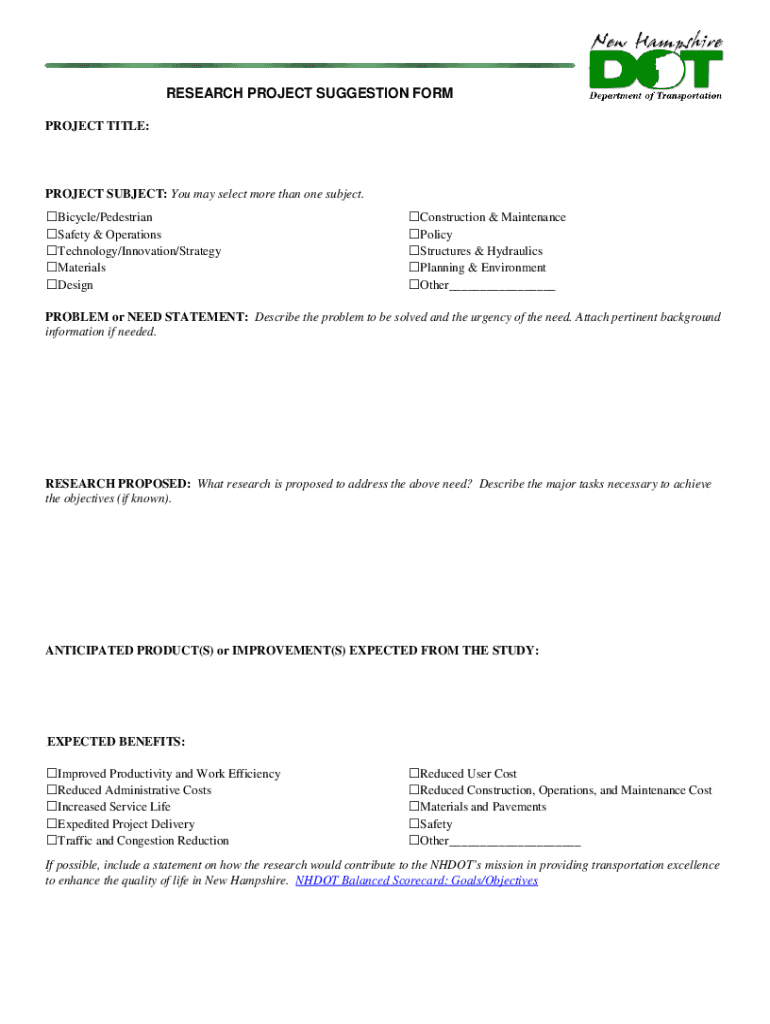 Fillable Online www.coursehero.comfilep5v0l4cpsuggestion form Project ...