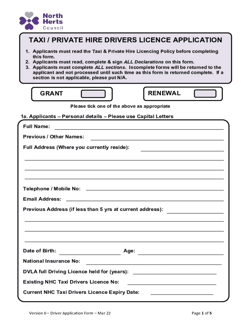 Fillable Online Driver Application Form Fax Email Print - pdfFiller