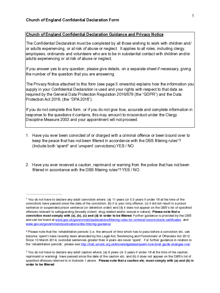 Fillable Online southwark.anglican.orgwp-contentuploadsChurch of ...