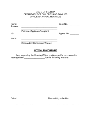 Fillable Online INSTRUCTIONS - Florida Department of Children and ...