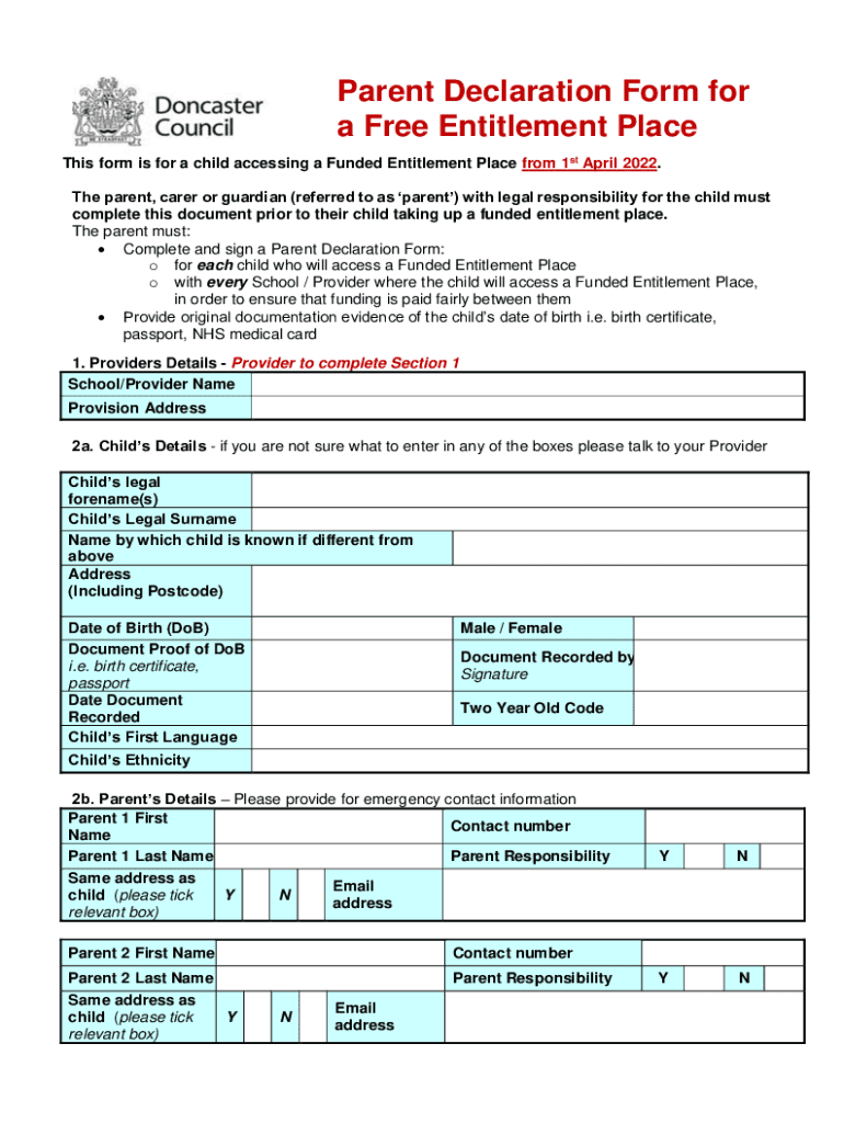 Fillable Online Parentage Forms and InformationCA Child Support ...