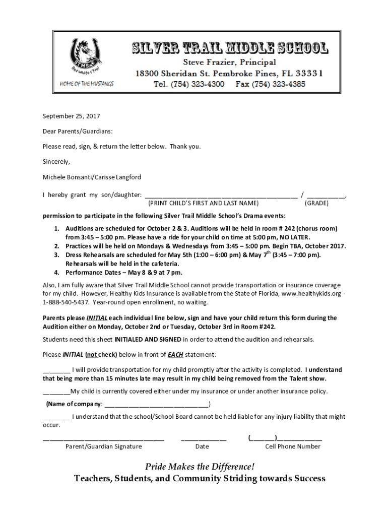 Fillable Online Pride Makes the Difference! Teachers, Students, and ... - browardschools Fax ...