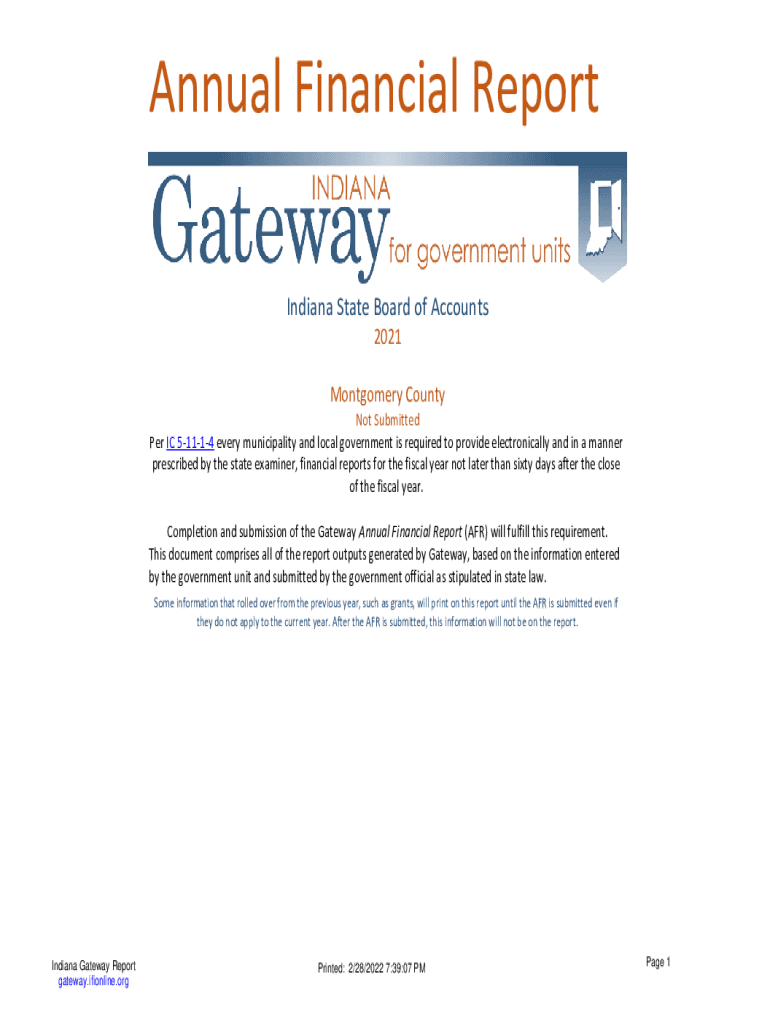 Fillable Online Audit Report Filings - The Official Website of the ...