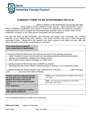 Interview, photography and filming consent - MS International ... Doc ...