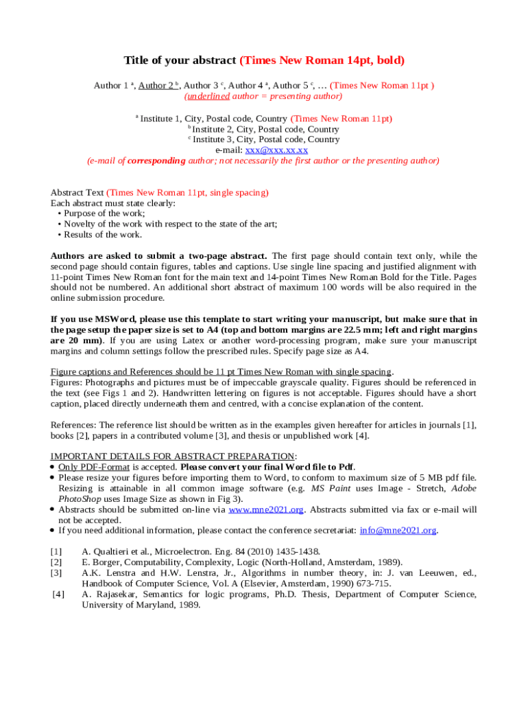 Paper Template - Title of the Paper (Time New roman: 14pt, Bold, Top ...