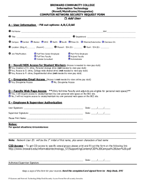 Fillable Online Novell security form.doc Fax Email Print - pdfFiller