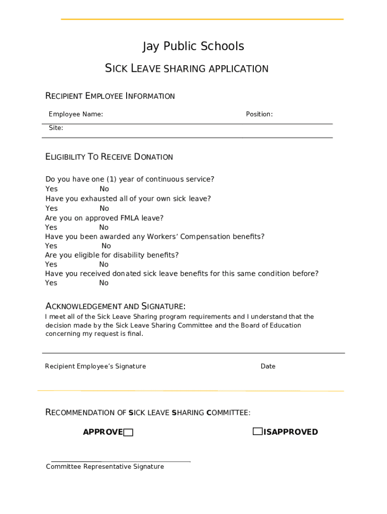 Lewis & Clark College Sick Leave Sharing ProgramSick Leave Request Doc ...
