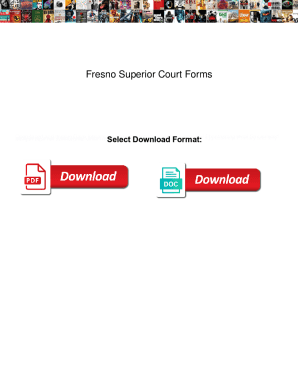 Fillable Online Fresno Superior Court Forms. Fresno Superior Court ...
