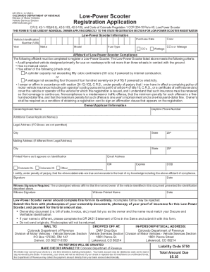 Fillable Online Colorado DMV Forms (Renewals, Power of Attorney ...