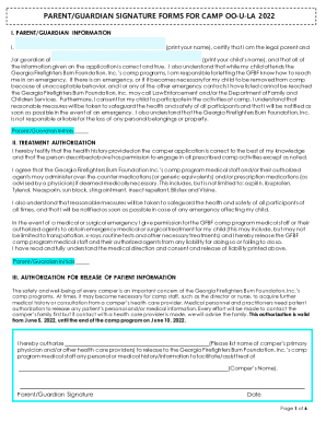 Fillable Online www.gfbf.org wp-content uploadsPARENT/GUARDIAN ...