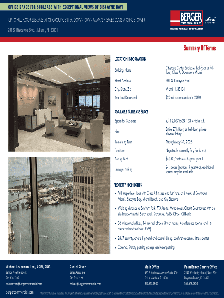 Fillable Online Lease Flyer (L) Fax Email Print - pdfFiller