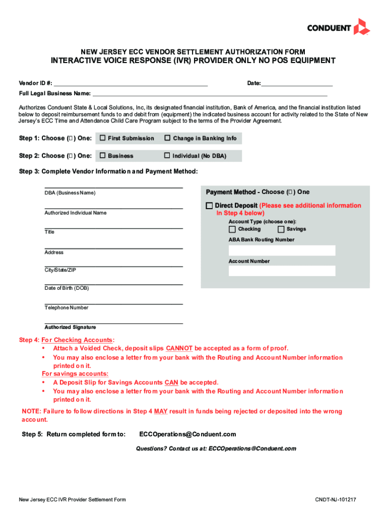 Fillable Online www.4cspassaic.orgeccpdfNJ-ECCIVRProvider-PacketNEW ...