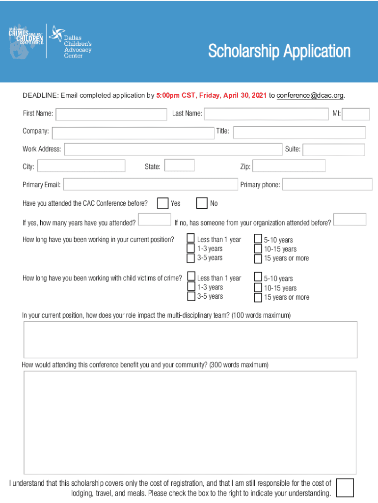 Fillable Online ScholarshipOwl - Apply for hundreds of (academic ...
